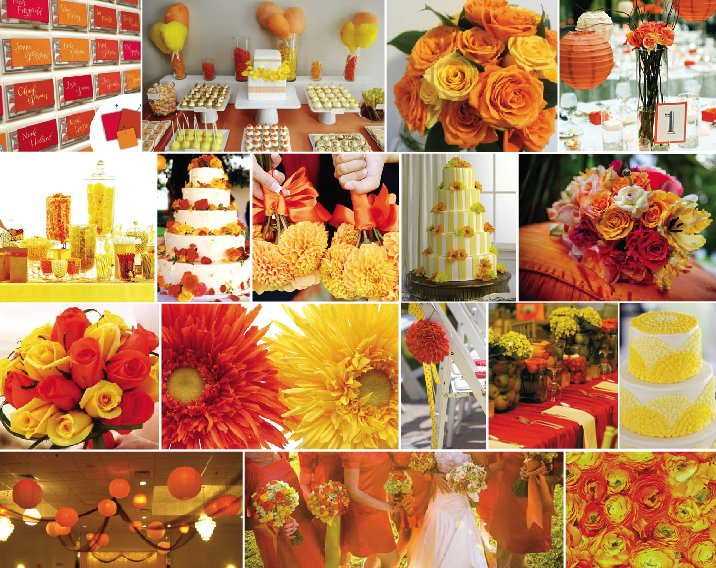 Ideas by Andrea: Summer Event Color Combinations - Part 2