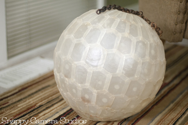 The Grand Adventures of Dom Crystal: DIY: Capiz Shell Pendant Light