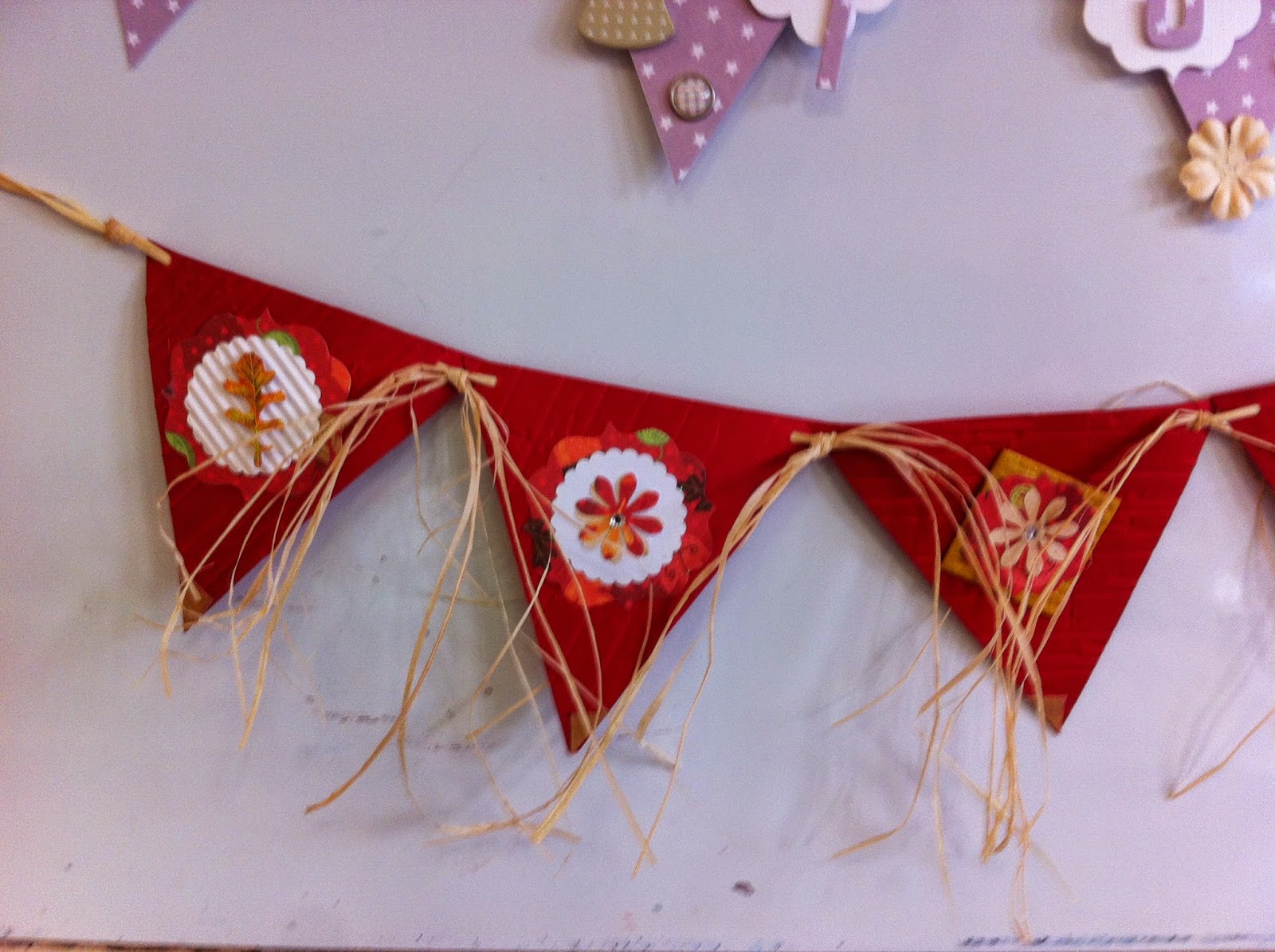 Seine de Scrap: Banderole décorative : le projet de la rentrée