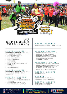 Pelbagai aktiviti menarik di Festival Permainan Malaysia @Kuala Lumpur