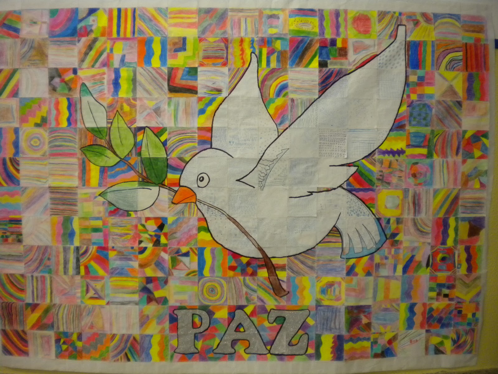 El primero de Kika: Mural Día de la Paz