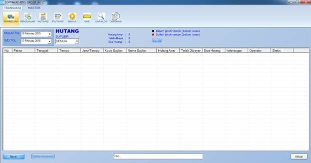 Penjualan Software Cetak Nota Grosir-Eceran: Aplikasi Cetak Nota Toko Tas