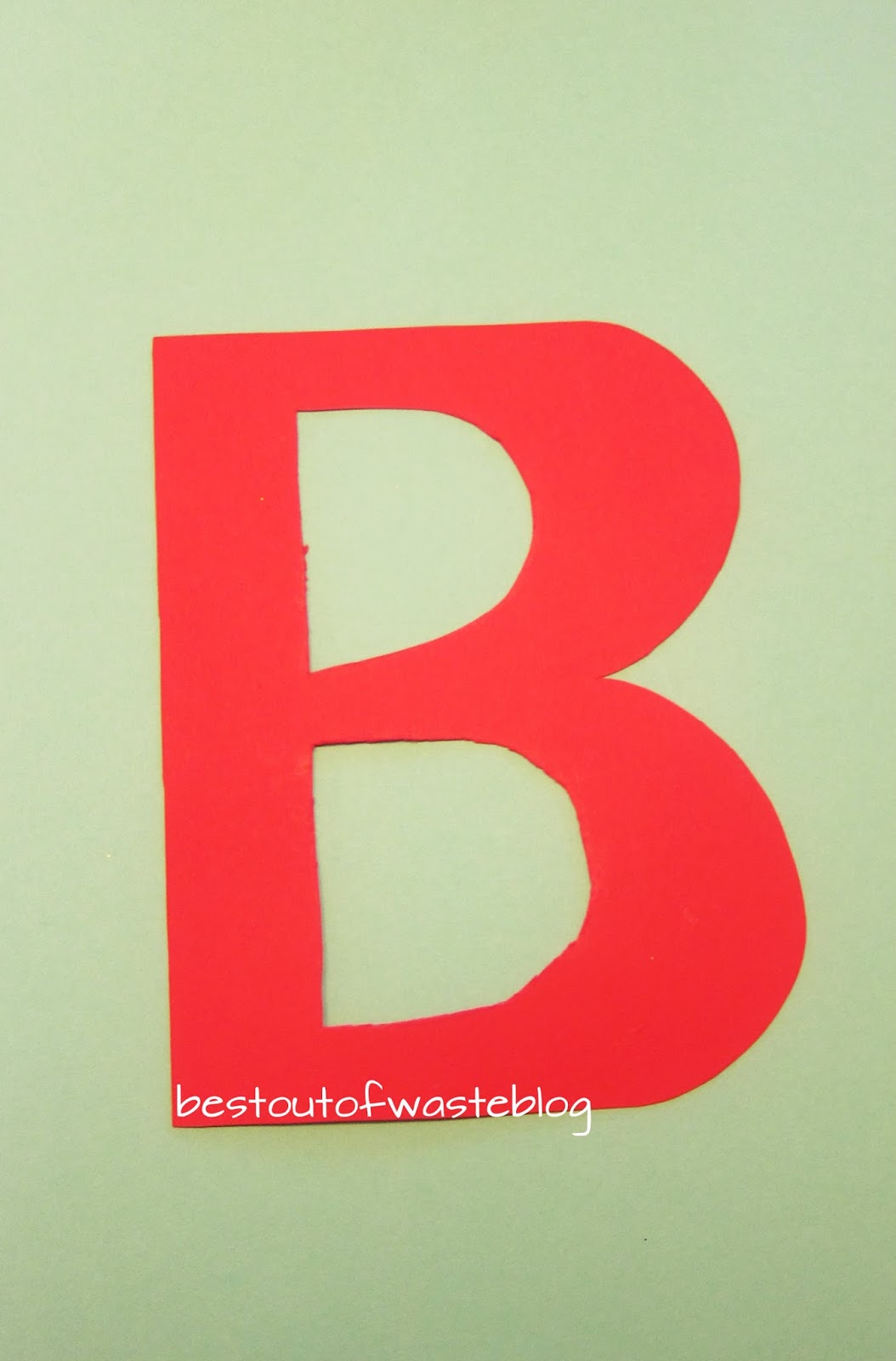 Letter B is for craft - BestOutOfWaste