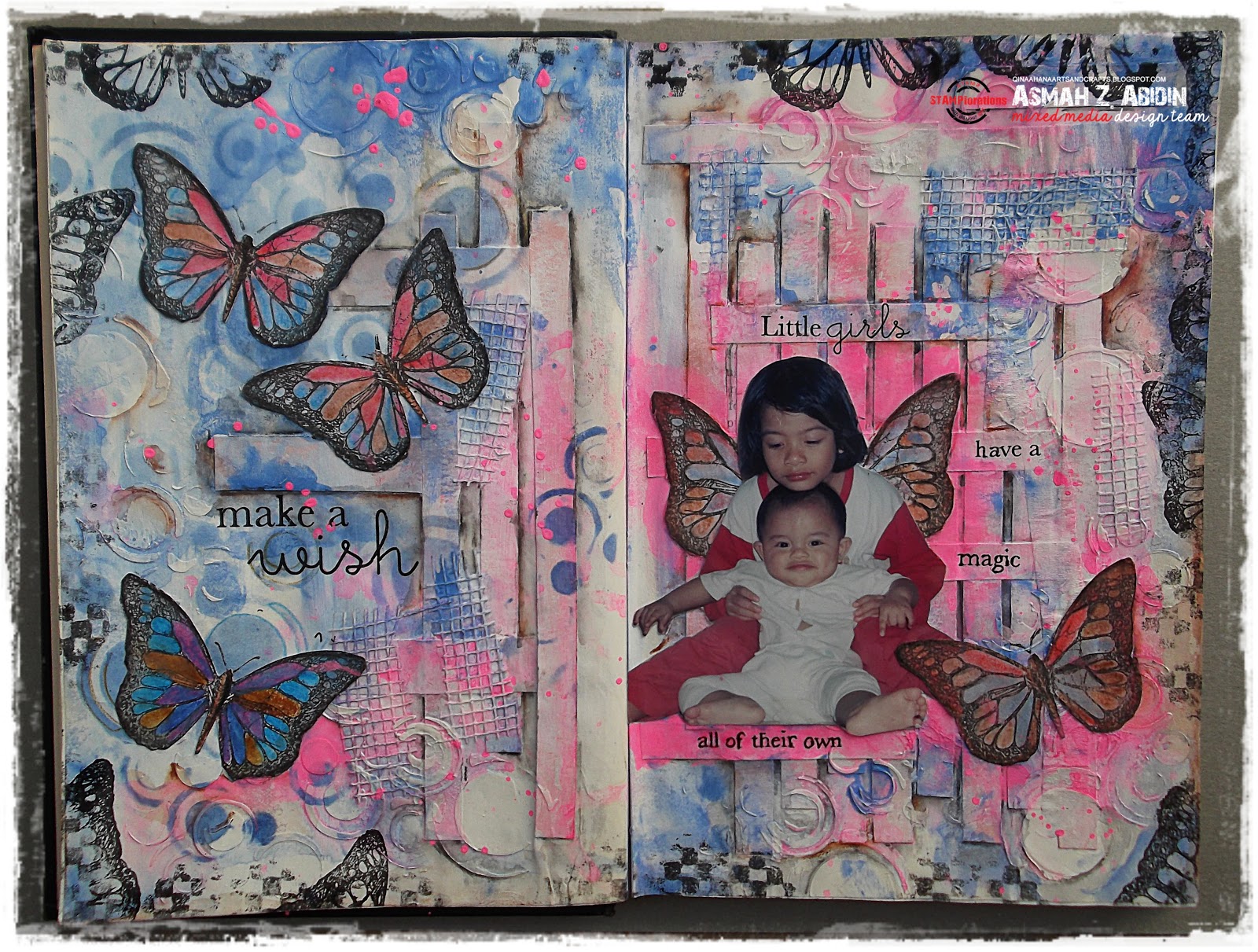 Qinaahana Arts & Crafts: Make A Wish Art Journal & Tutorial @ ARTplorations