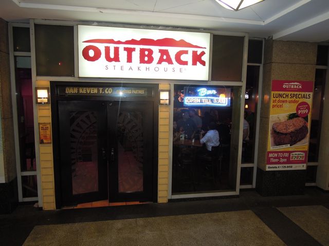In Pinay's Tummy: TASTE OF MANILA: OUTBACK STEAKHOUSE MAKATI 2012