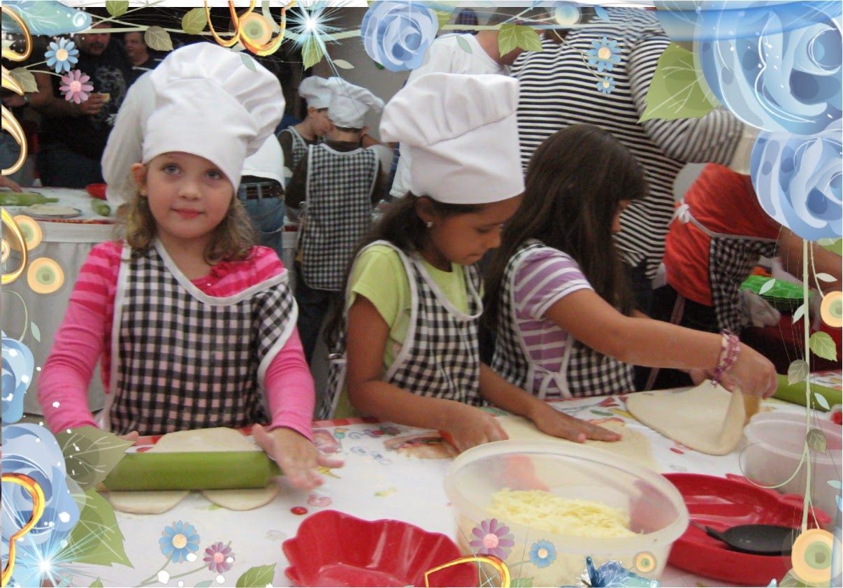 Fiesta temática de mini chef