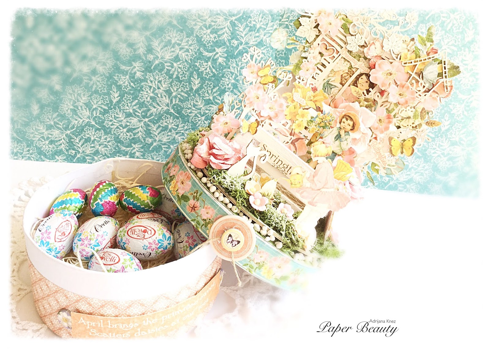 Scrapiniec inspirations on blogspot: “Blooming Spring Story” Gift Box ...