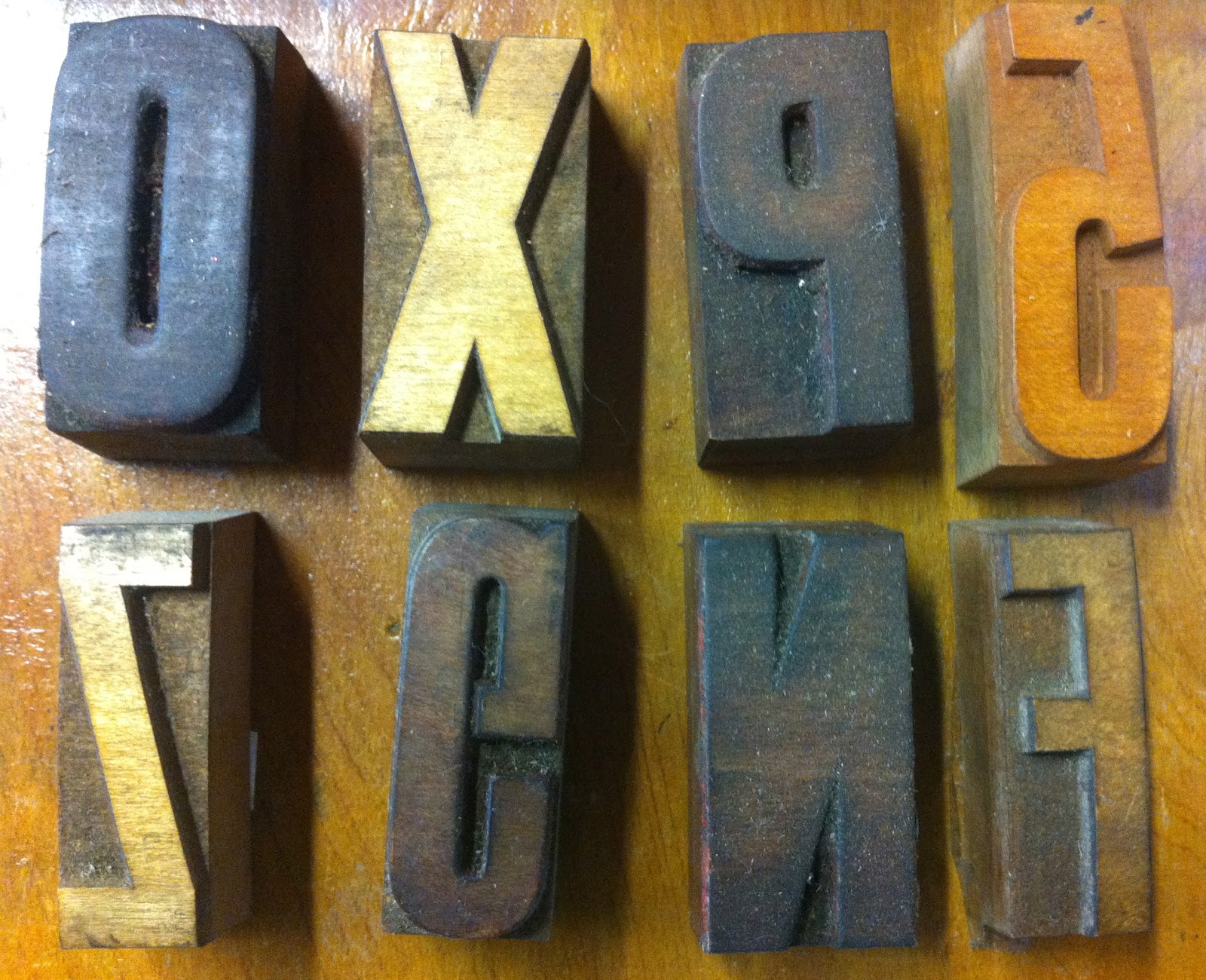 Barn House Antiques: Antique Wooden Print Blocks