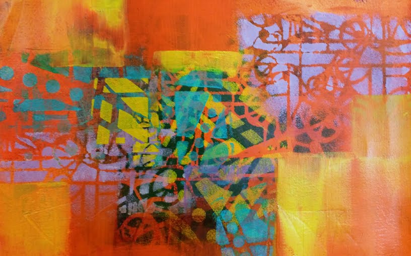 StencilGirl® Talk: New Abstract Stencils and an ATC designed by Mary ...