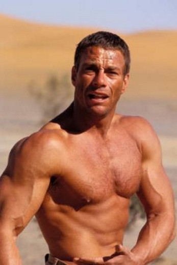 Strong Man: Handsome Muscular Man - Jean-Claude Van Damme, Belgian ...