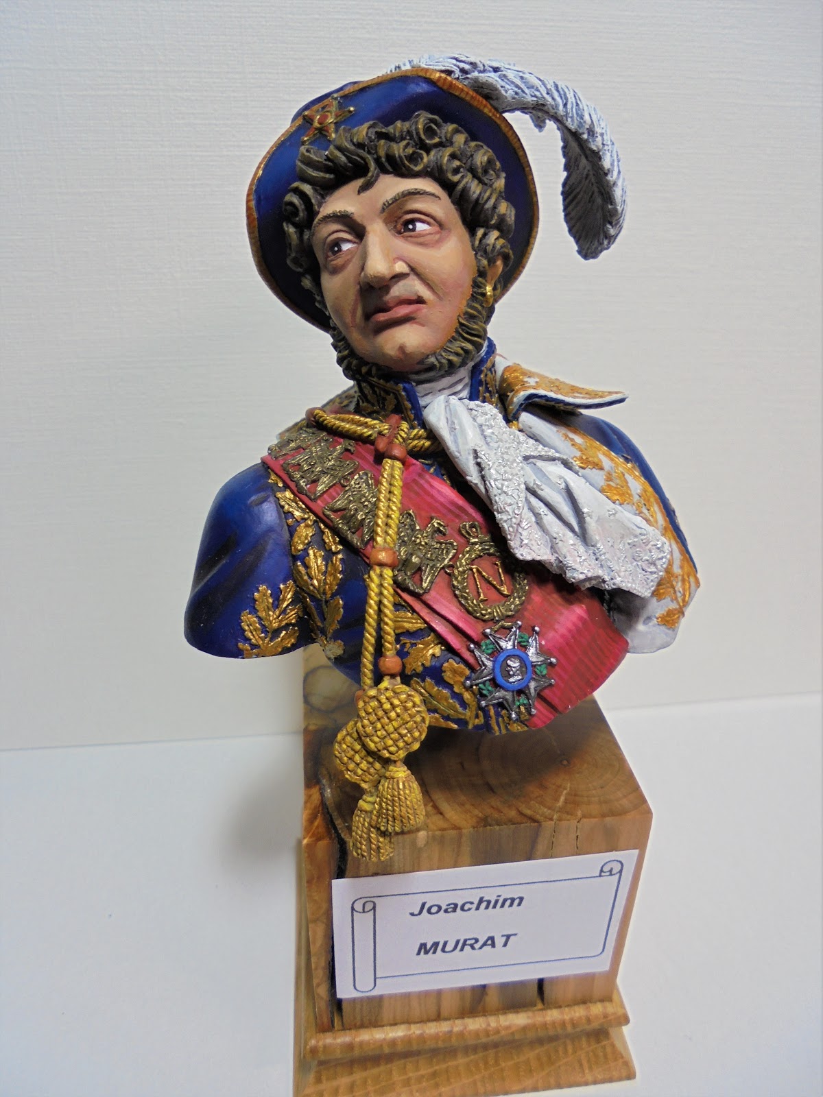 Figurines club de Champagne: Buste de Joachim Murat par Claude