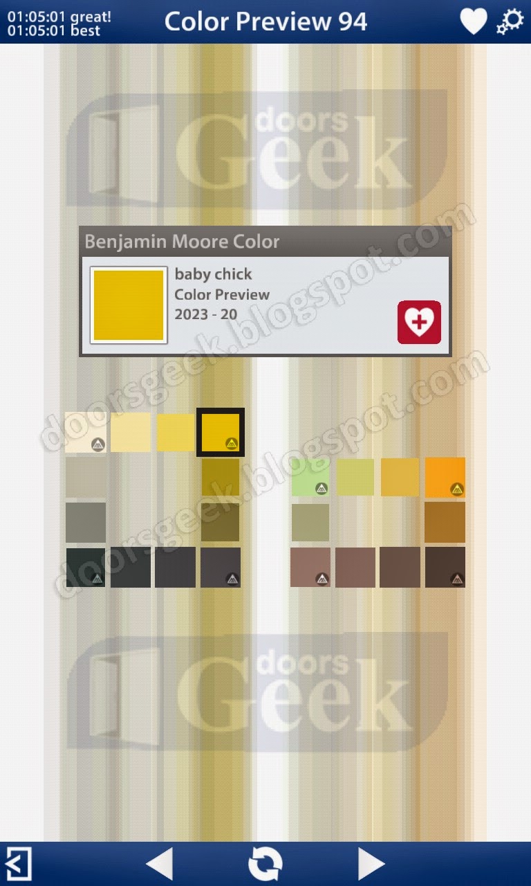 Bendoku [Color Preview] Level 94 ~ Doors Geek