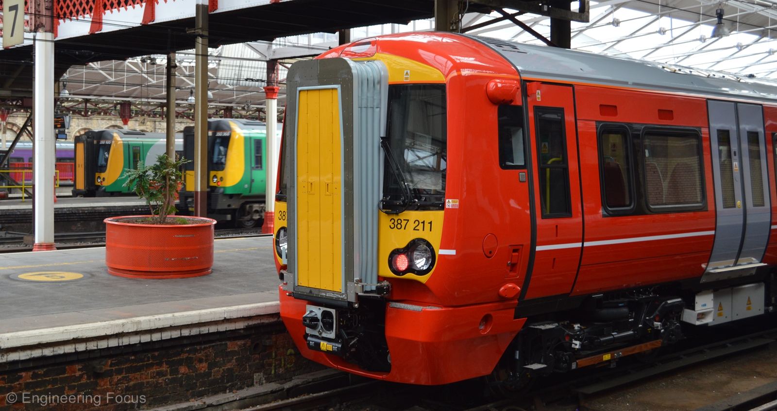 Gatwick Express class 387 on West Coast test