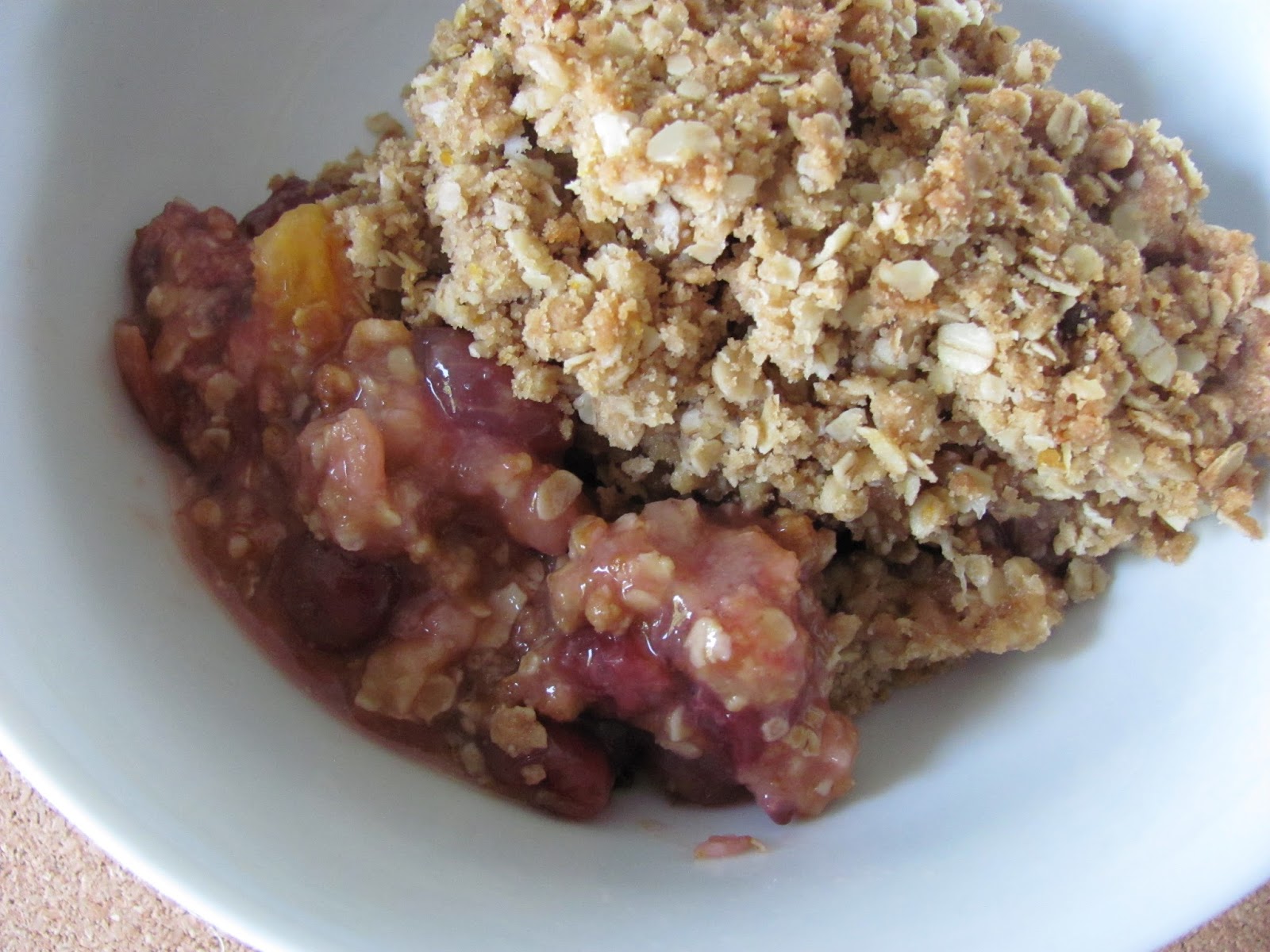 Mainly Baking: Red Gooseberry and Orange Crumble
