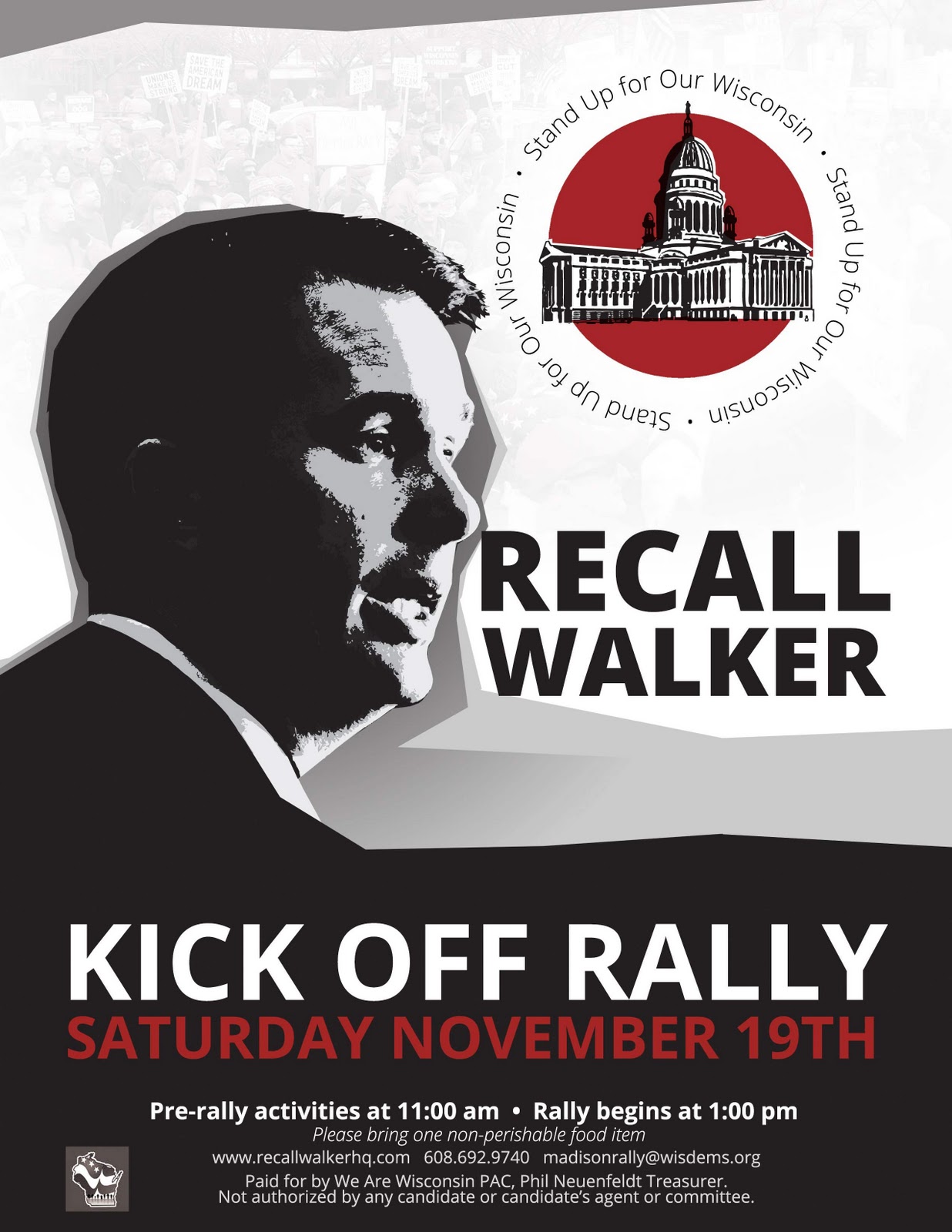 Monologues of Dissent: Democracy Cannot Be Bullied, but Scott Walker ...