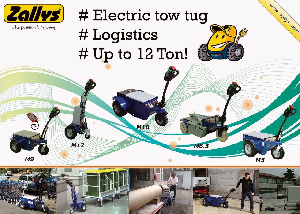 Electric drive tug Zallys Made in Italy: Motorized electric tug Zallys ...
