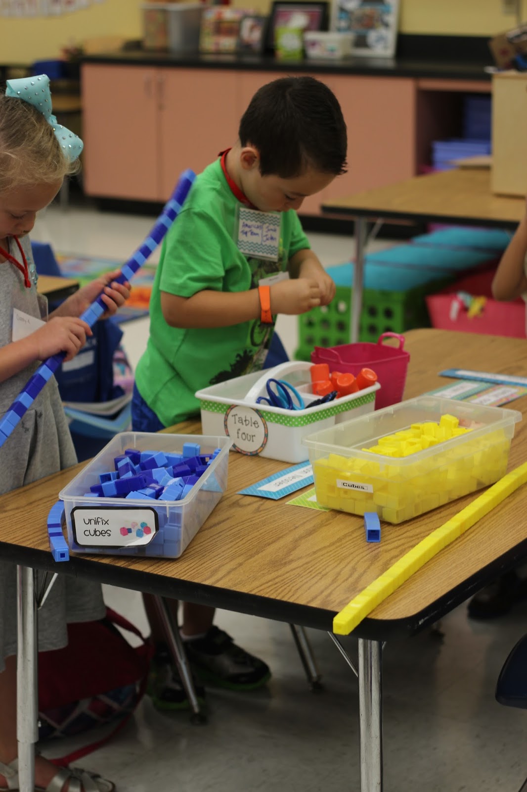 Kindergarten Smiles: Centers the First Two Weeks of Kindergarten