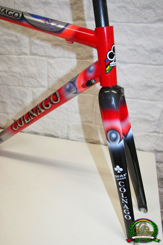 Velossimo: Colnago CT1 Lux Titanio B-Stay titanium carbon frame set