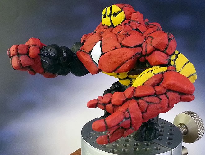 Marvel Golems WIP 21: Hulkbuster Earth Elemental Gettin His Gold On ...