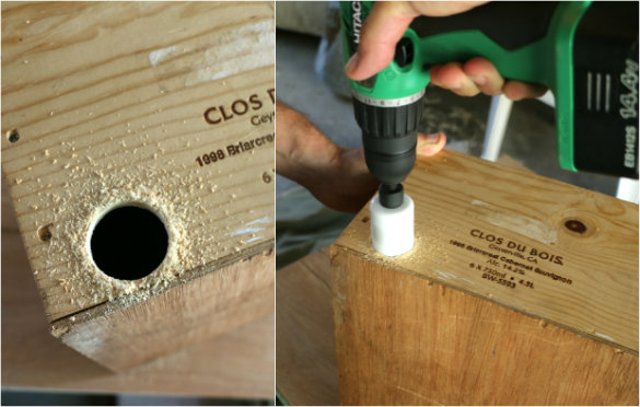 Over on eHow: Father's Day Wine Crate Charging Station | 17 Apart