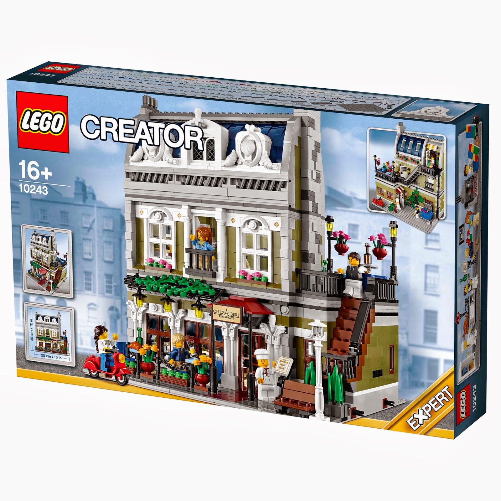 LEGO gosSIP: 051013 LEGO 10243 Parisian Restaurant box art and pictures