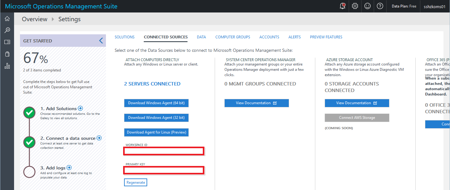 さっしーの試してみるか3: OMS Agentを複数のOMSポータルへ接続