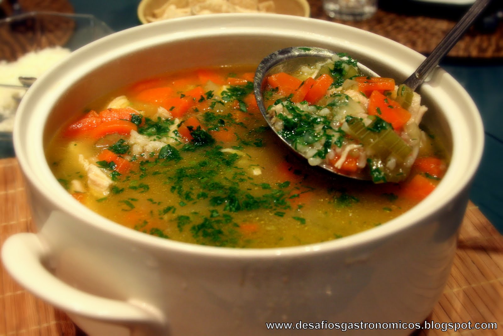 Desafios Gastronômicos: DESAFIO: Preparar uma Canja substanciosa para ...