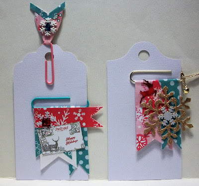 For the Love of Cardmaking: Paper Clip Banner Embellishments- Handmade