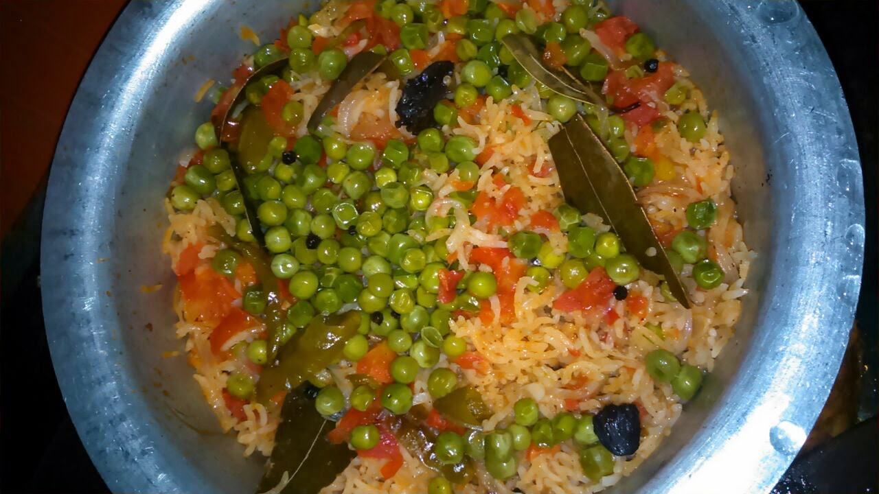 Spicy Matar Pulao Recipe ~ Cookery Atlas