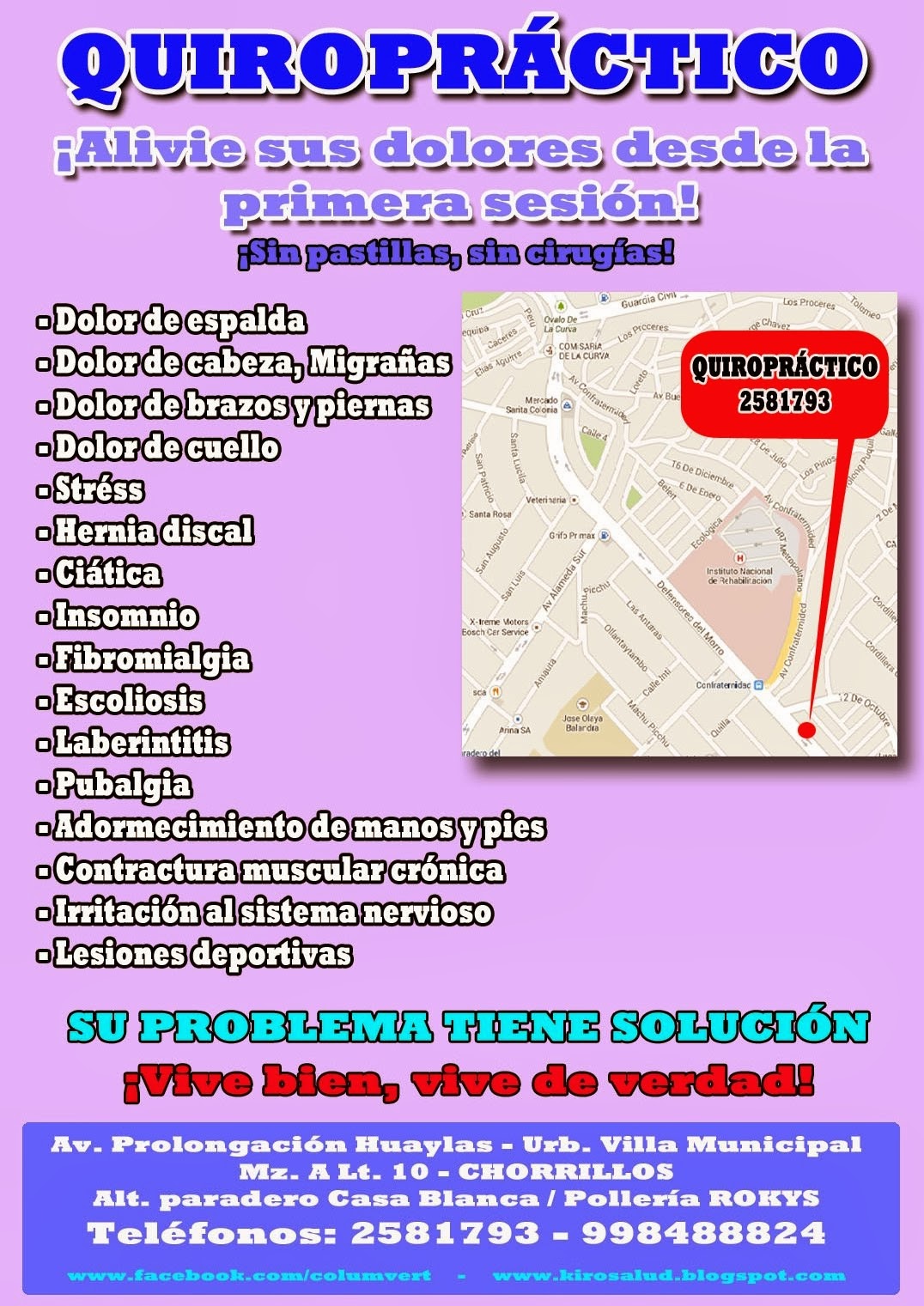 QUIROPRÁCTICO -------------: Quiropráctico en Lima