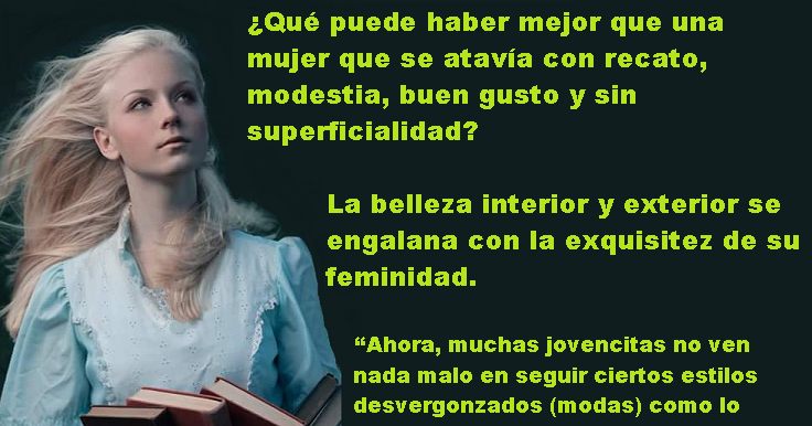 Catolicidad: PUDOR Y MODESTIA