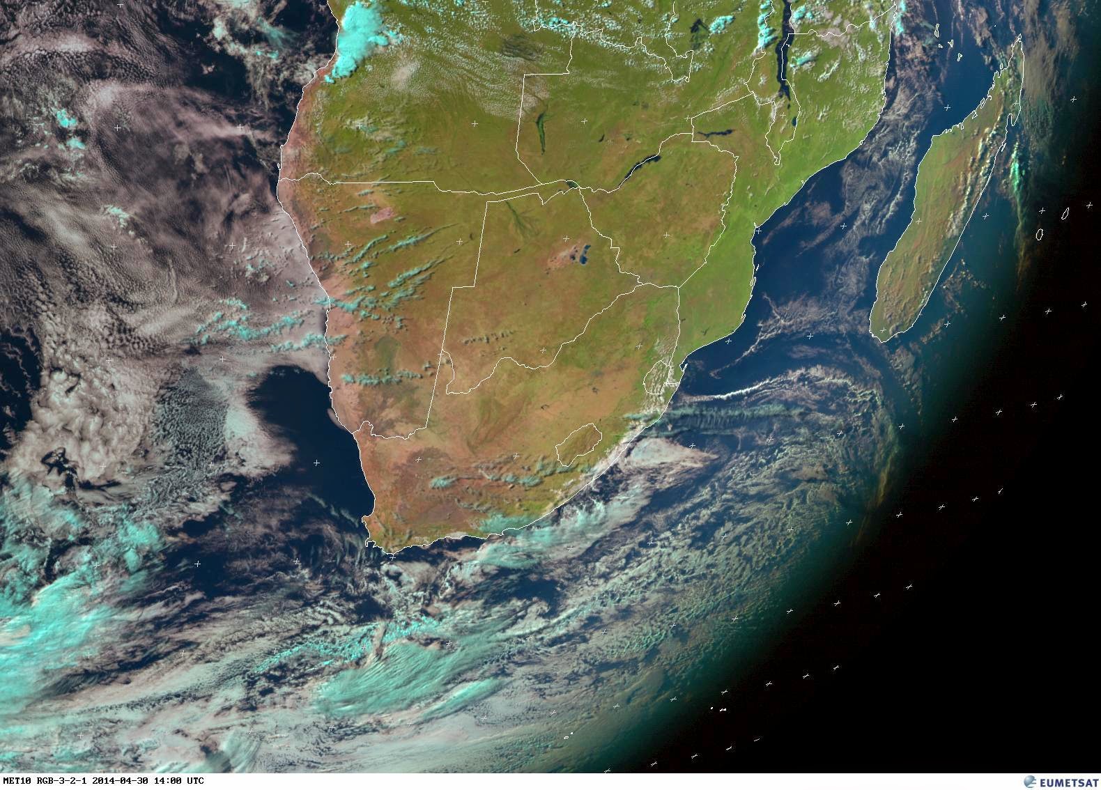Mossel Bay Weather Observation, South Africa : Weather Satellite Image ...