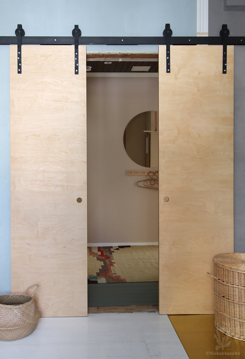 Vaneriliukuovet makuuhuoneeseen | Voikukkapelto