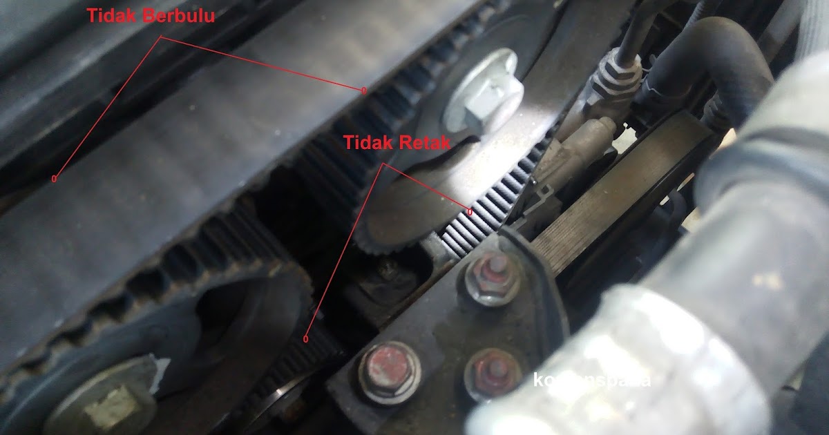 D.I.Y. SERBAMANEKA: Periksa Timing Belt Proton Saga BLM Cara Koman
