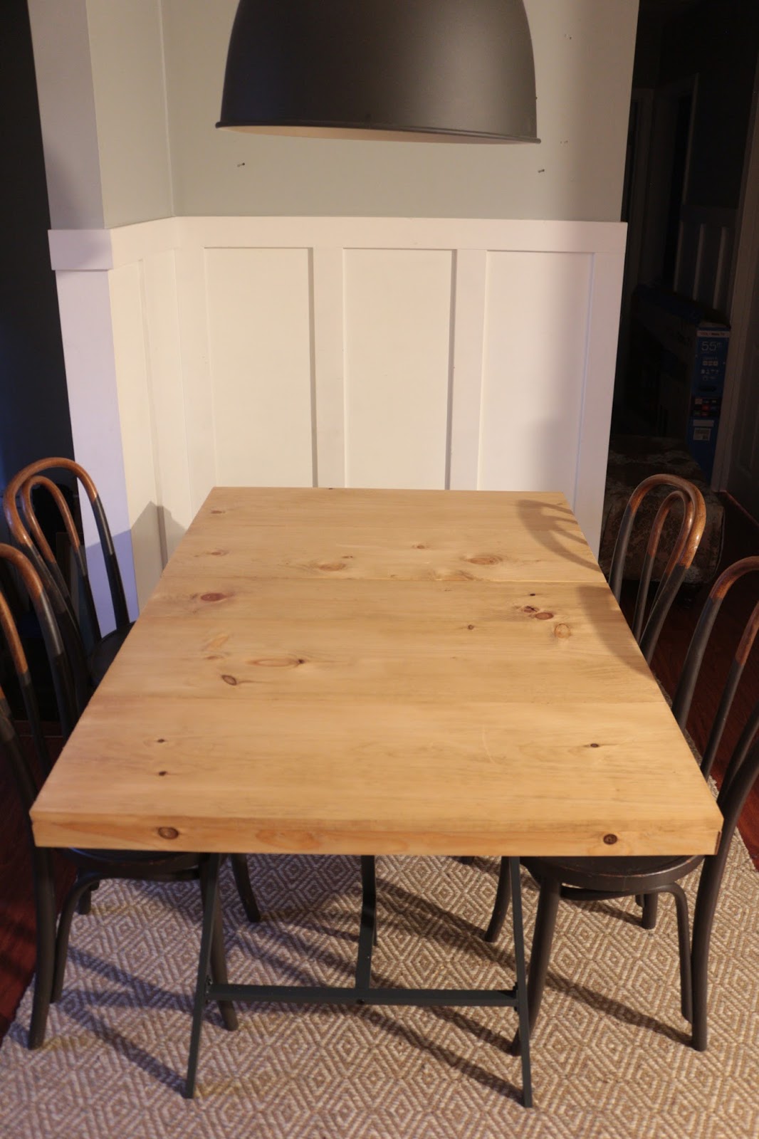 DIY Dining Table | IKEA LERBERG - Made by Carli