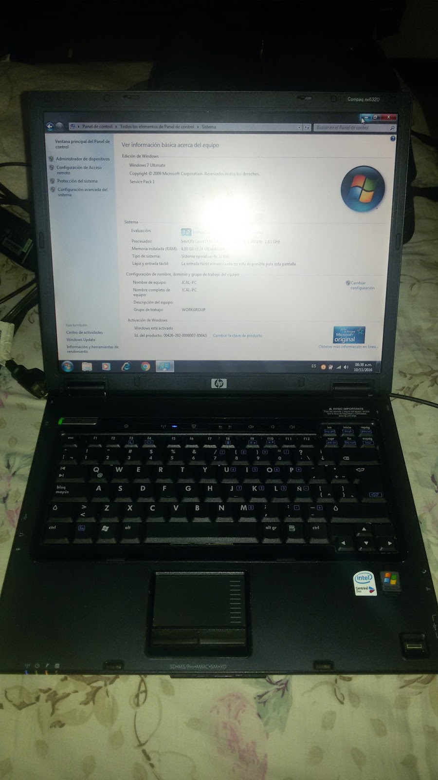 Lo Que Necesitas en Linea: Computador Portátil HP Compaq NX6320