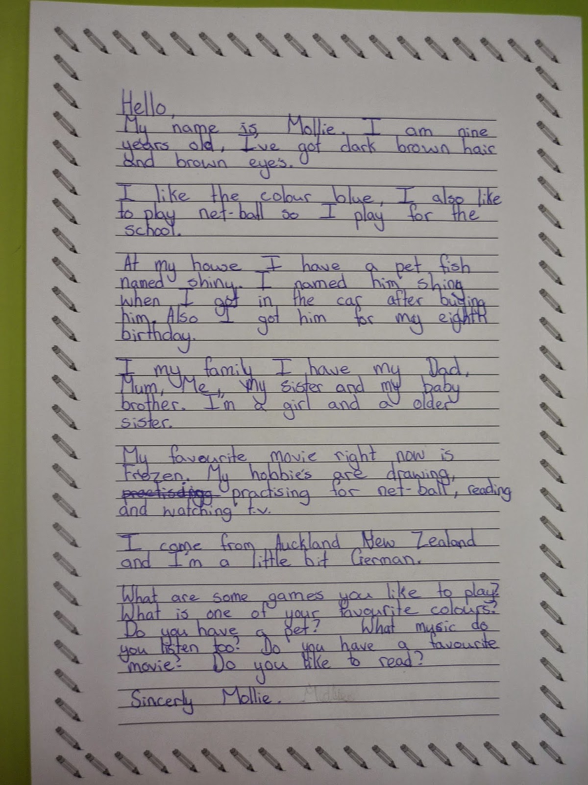 Room 25 Blog: German Pen Pals