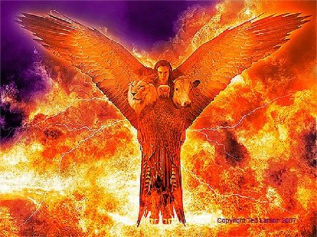 Interesting Green: Reflection - Ezekiel's Four Living Creatures