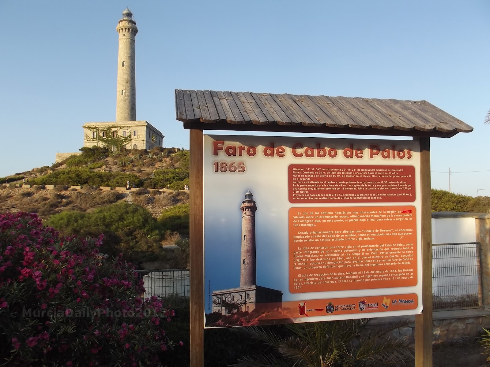 MurciaDailyPhoto: Cape Palos Lighthouse History. Historia Del Faro De ...