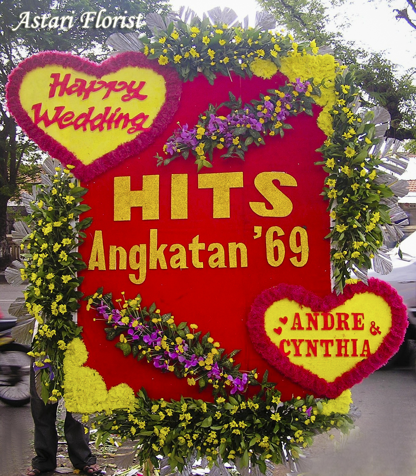 Astari Florist Semarang: Rangkaian Bunga Poster untuk Acara Pernikahan #4