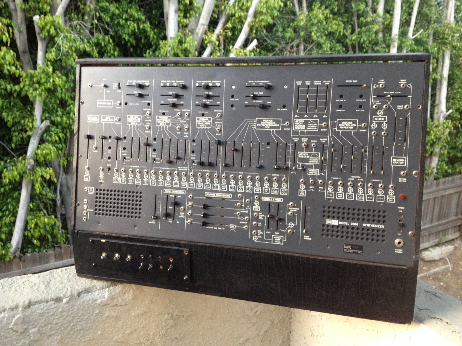 MATRIXSYNTH: ARP 2600 Synthesizer with It's Backside Exposed