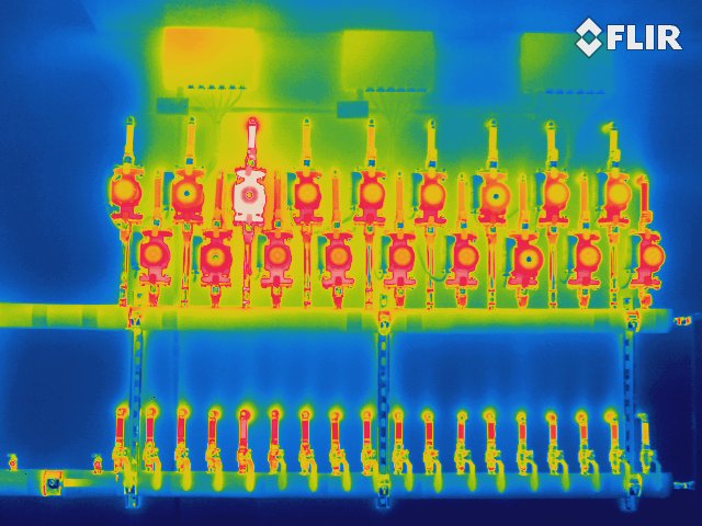Ultra high Resolution FLIR T640 infrared video camera images