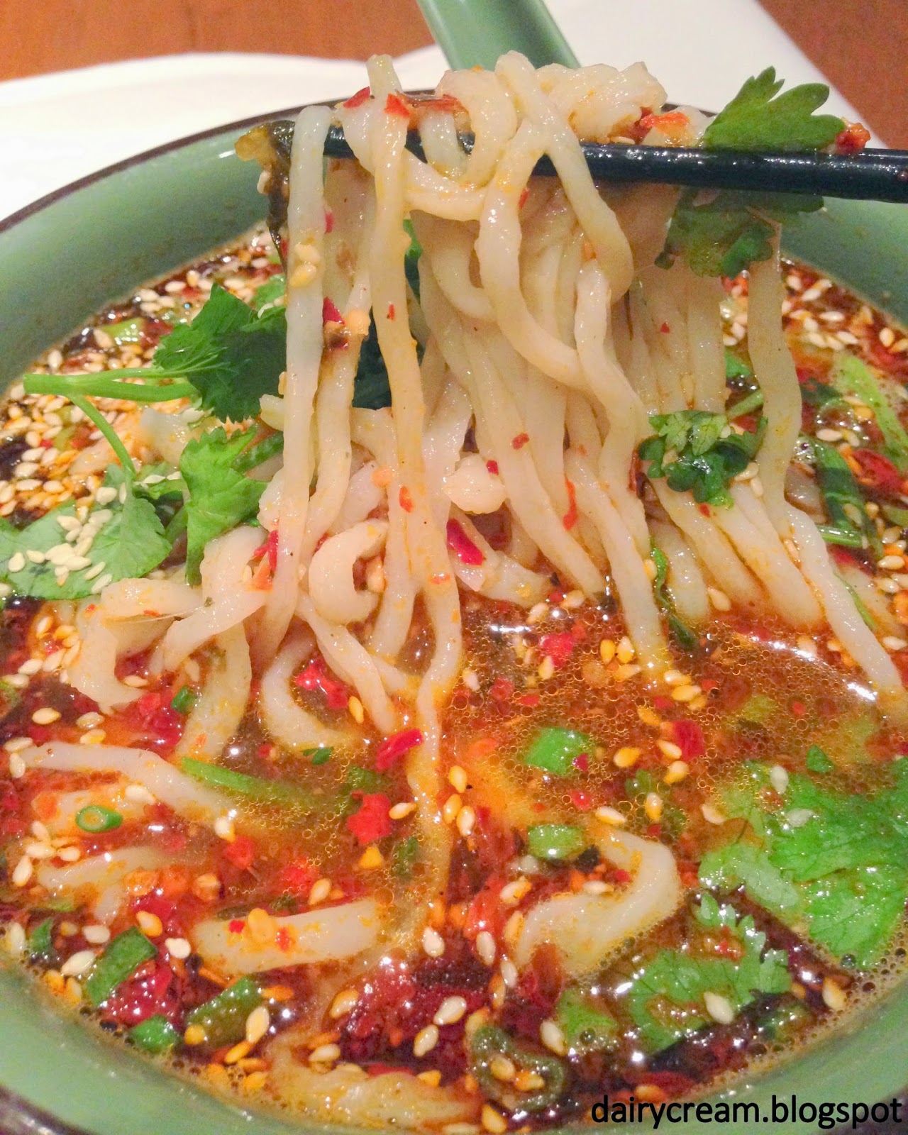 Sichuan Noodles at Straits Kitchen Till 12 December