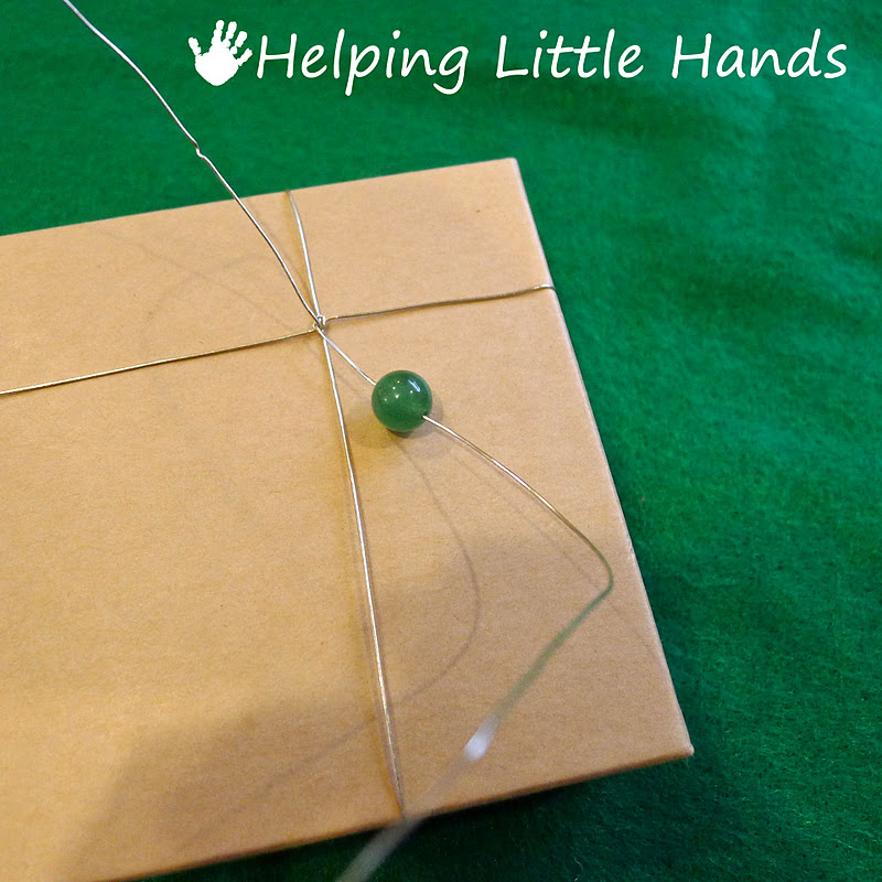 Pieces by Polly: Wire and Bead Bows and Ties - Gift Wrap Tutorial
