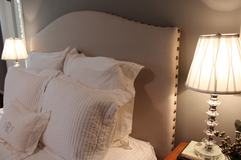 DIY Drop Cloth/Nailhead Trim Upholstered Headboard TutorialDIY Show Off ...