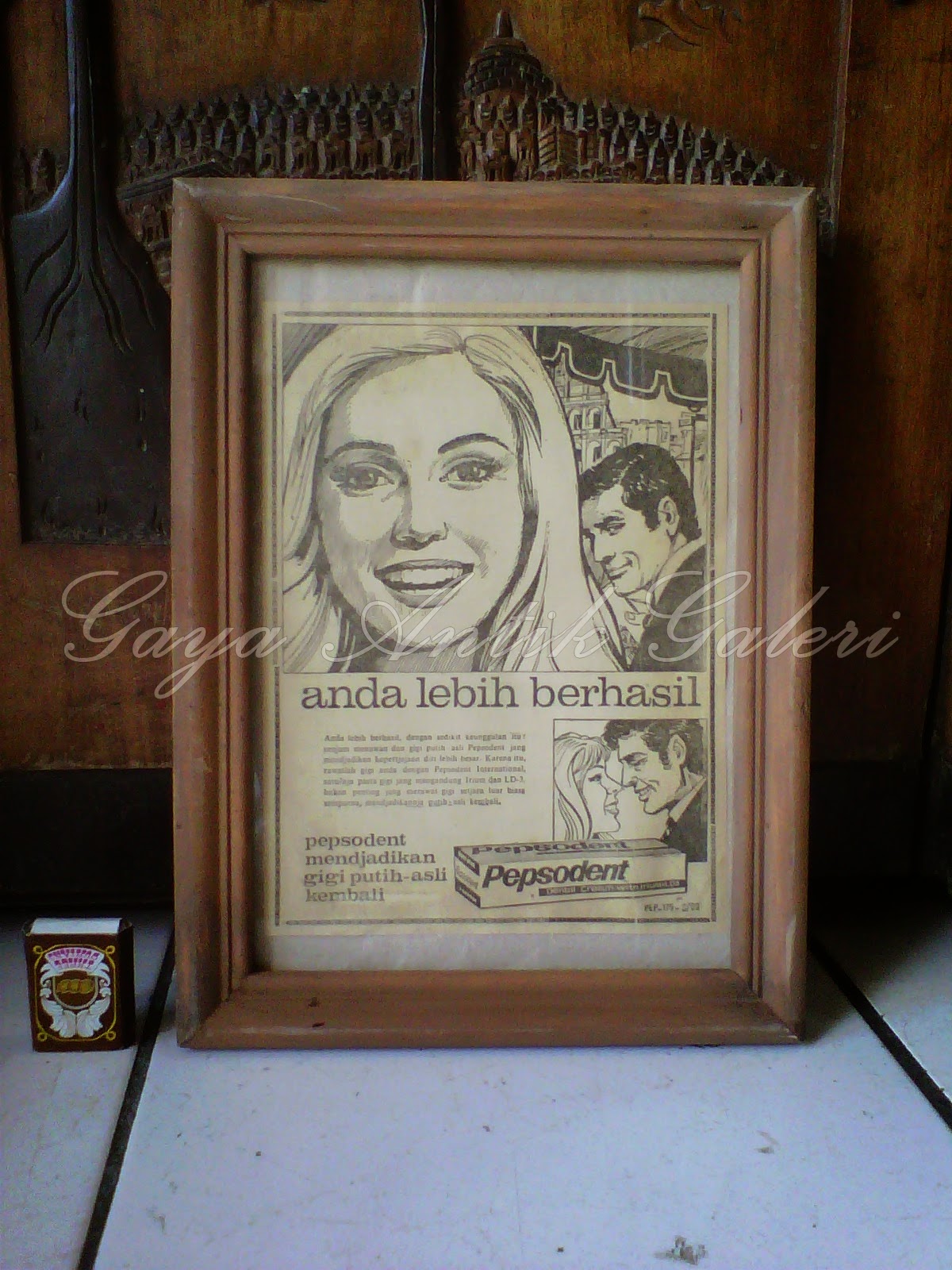 Gaya Antik Galeri : Poster Iklan Jadul 'Pepsodent' (TERJUAL/SOLD OUT)