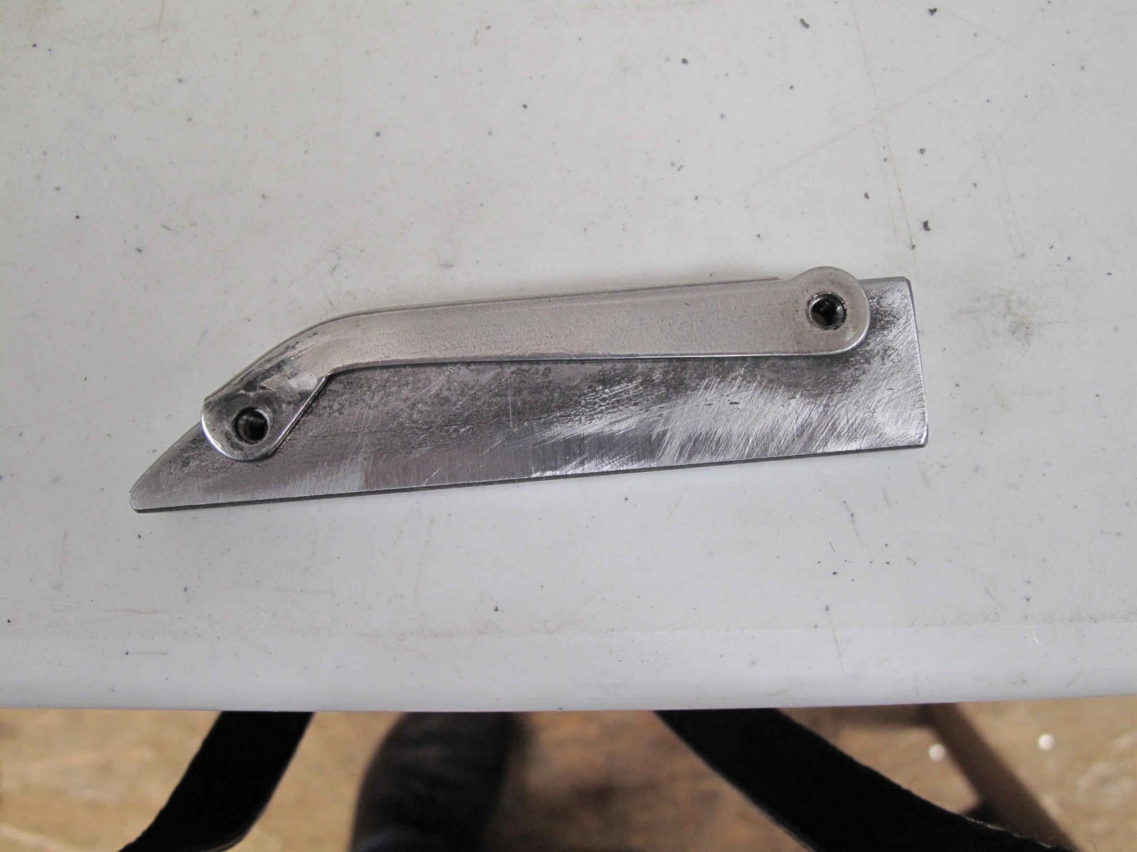 Cessna 140 Rebirth: Making The Window Latch Steel Link