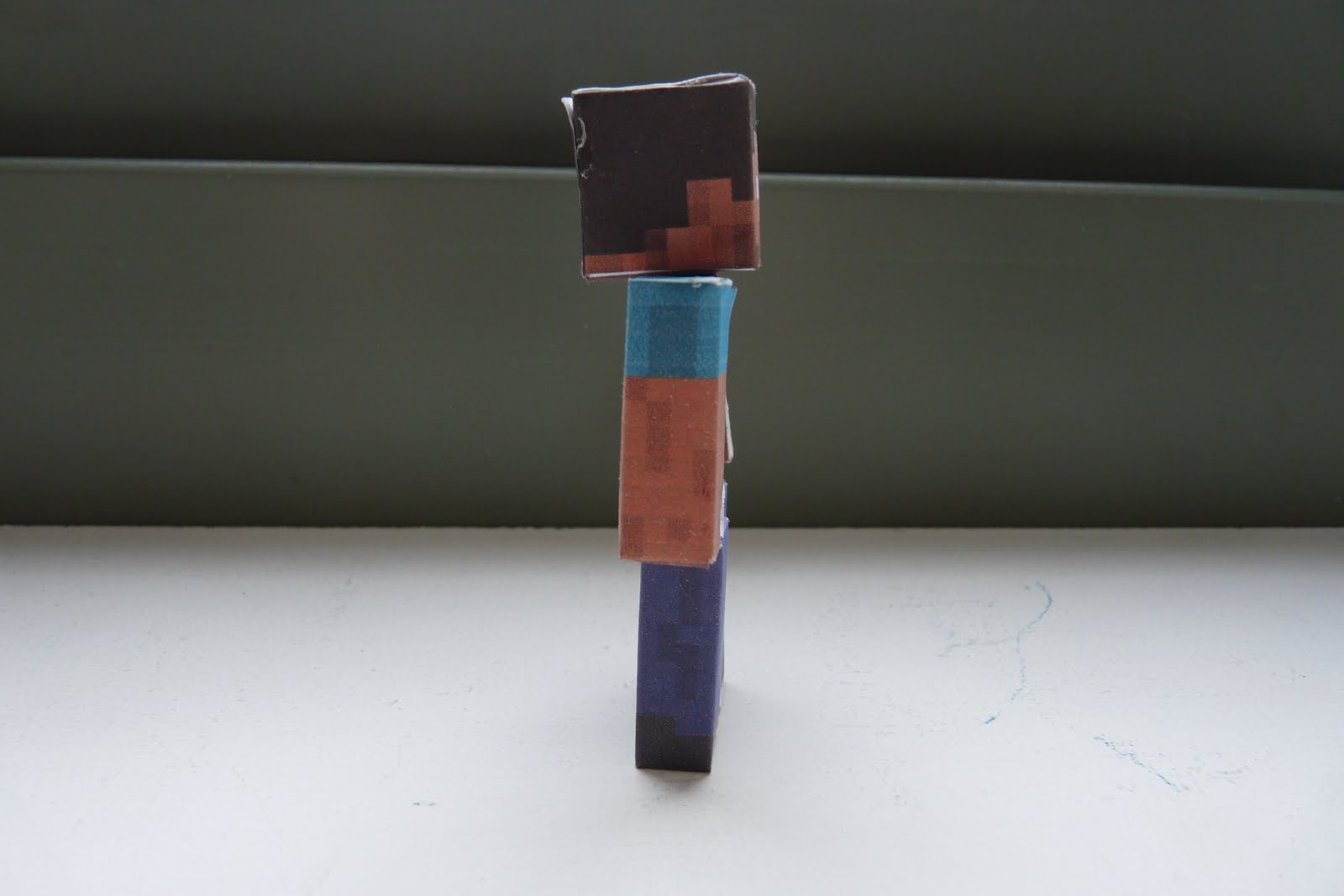 Minecraft Papercraft Steve Bendable