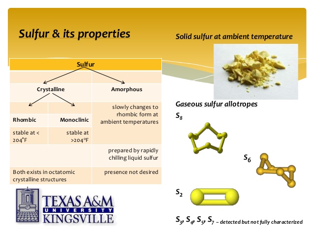 EXAMS AND ME : Sulphur: The Origin