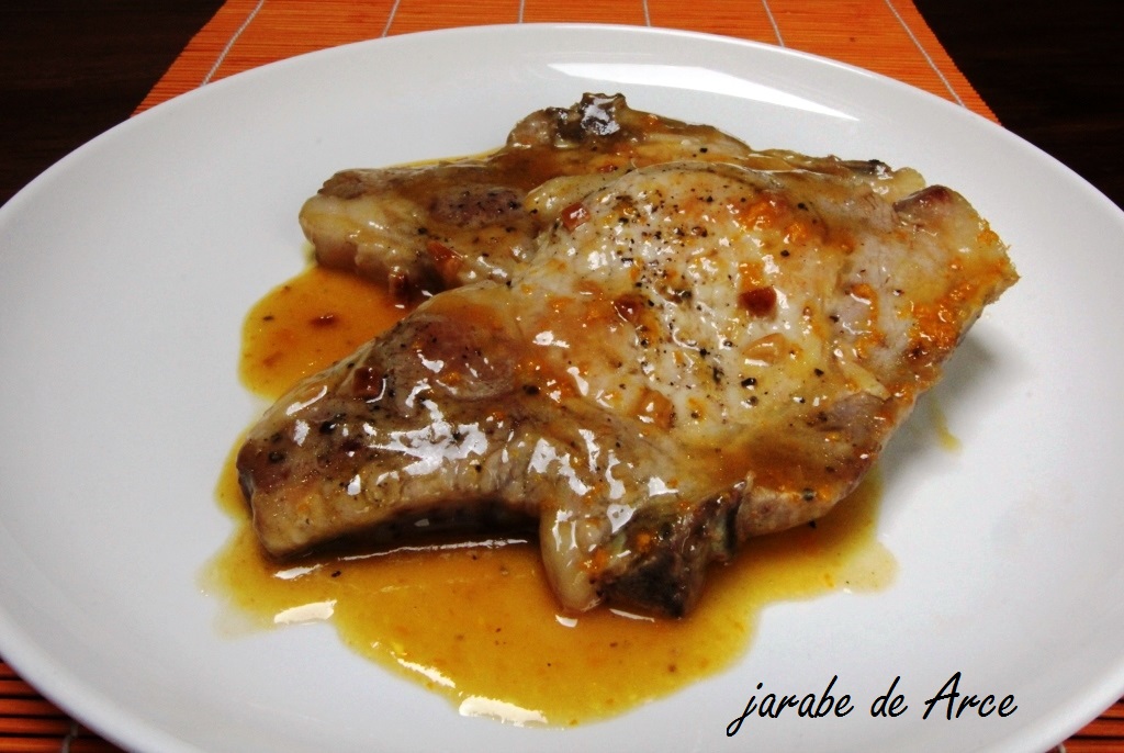 ¿Cocinamos o qué? : Chuleta de cerdo con salsa de naranja.